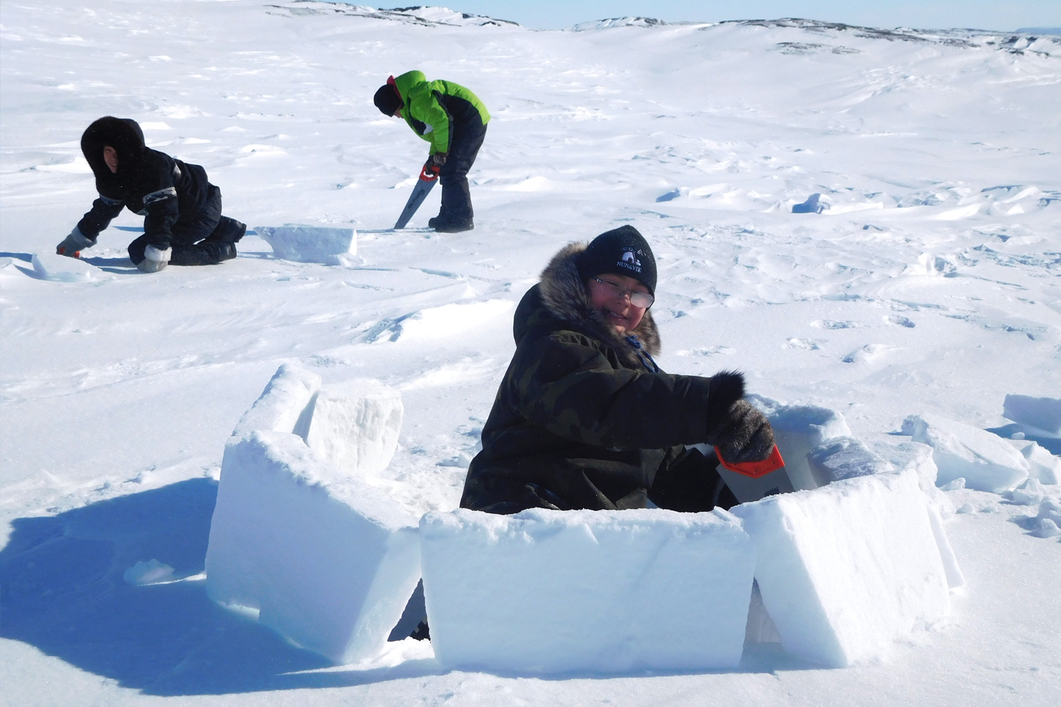 Igloo Building - Practice - Nunavik-IcE