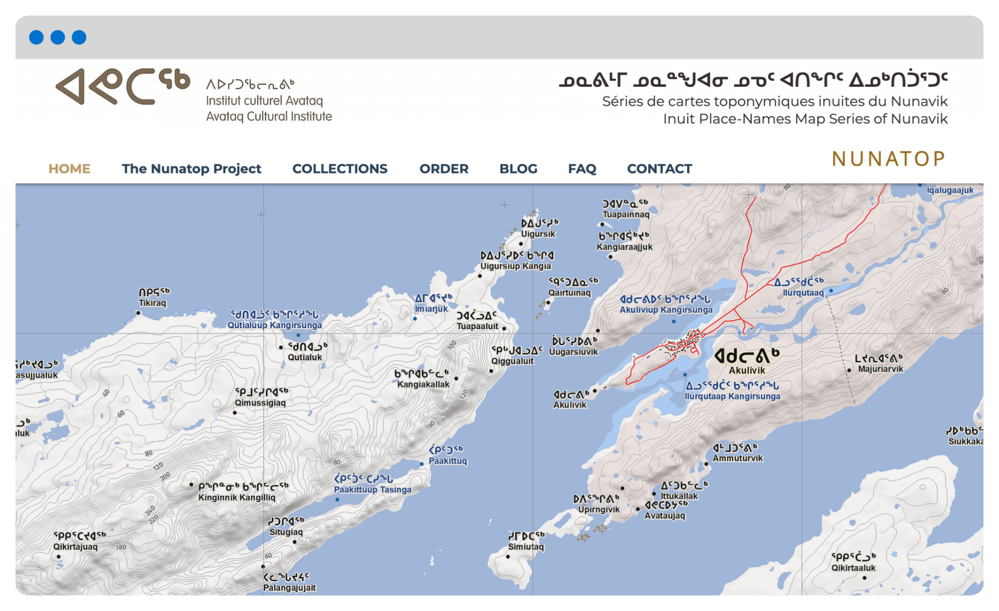 Inuit Place-Names Nunavik Maps - Nunavik-IcE