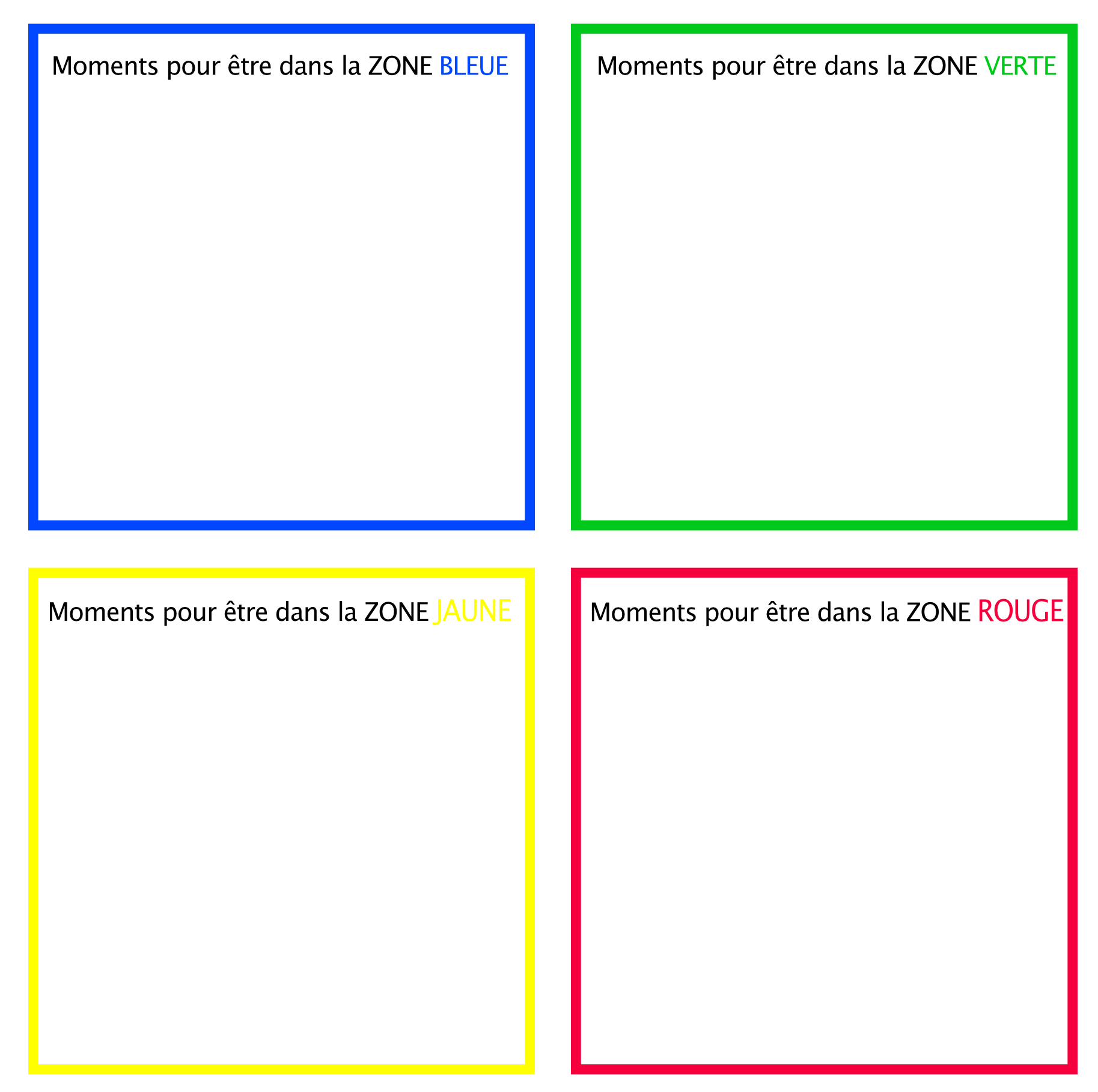 Zones de régulation - leçon 3 - Nunavik-IcE